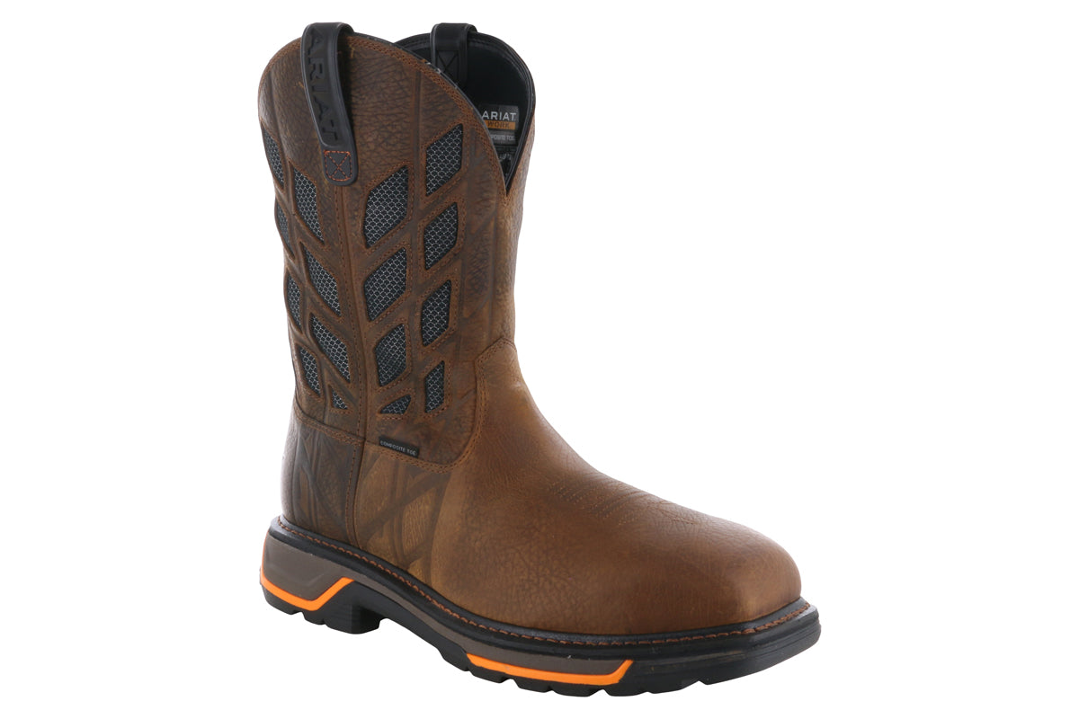 Ariat Big Rig Tread Venttek Composite Toe Boot – 2BigFeet
