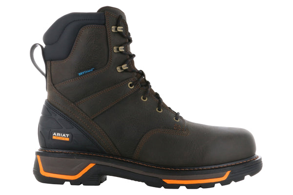 Ariat Big Rig 8" Waterproof Soft Toe Side Zip Boot - 2BigFeet