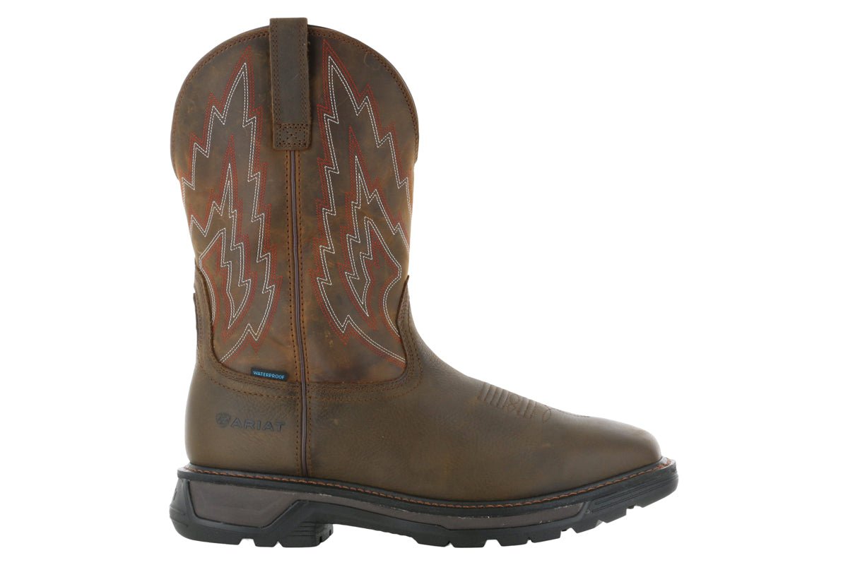 Ariat Big Rig Western Work Waterproof Soft Toe Boot - 2BigFeet