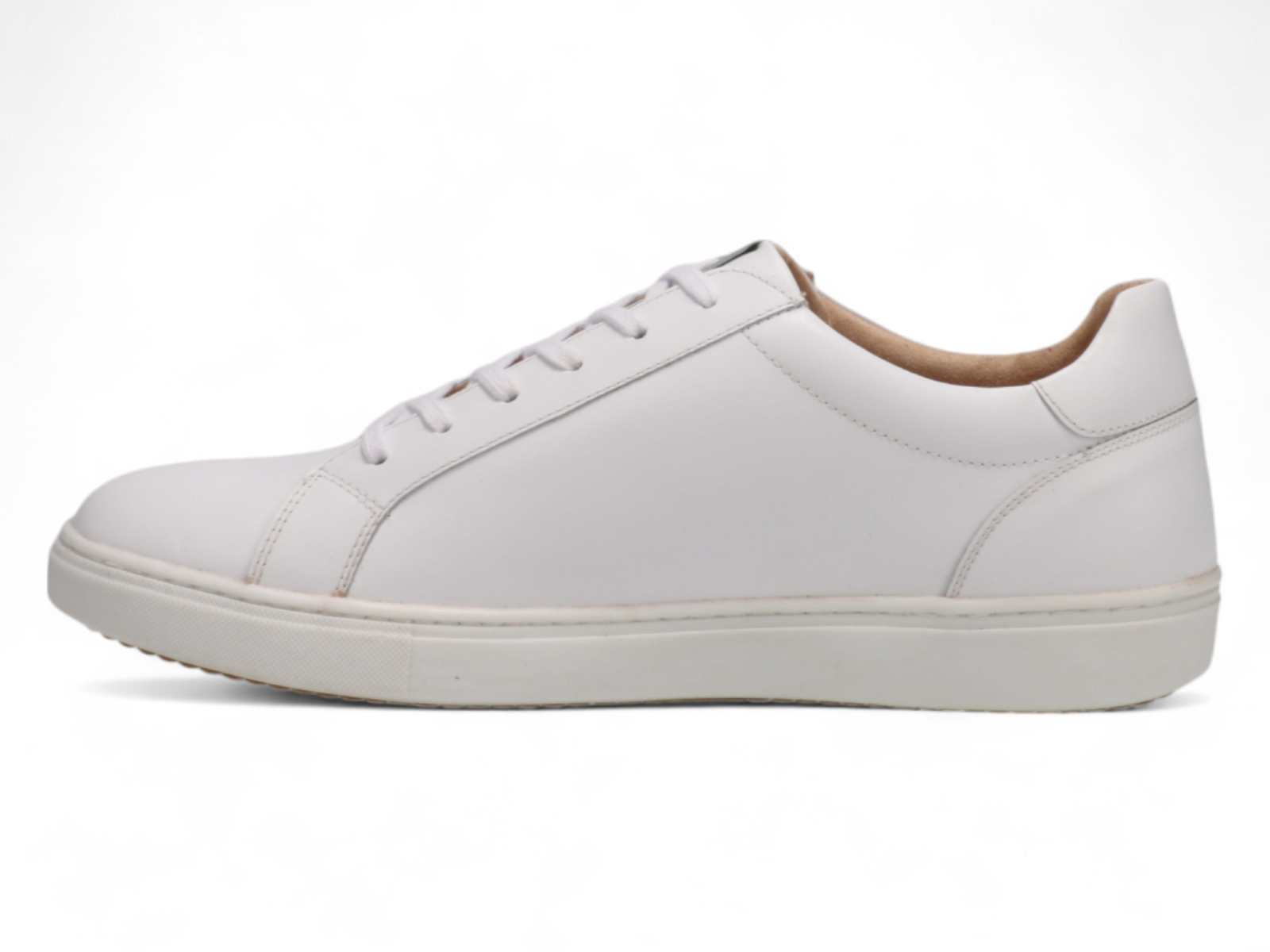 Michael Ellis Brenden Lace-Up Sneaker White - 2BigFeet
