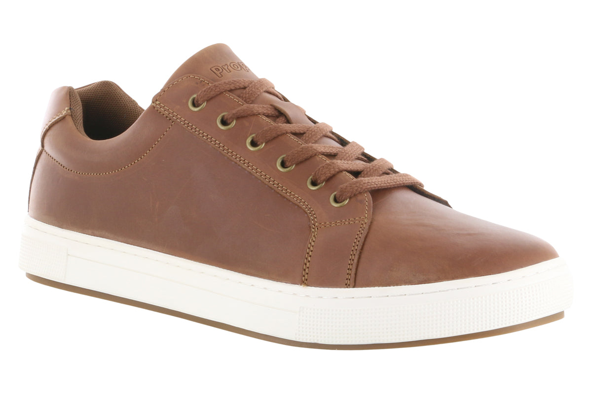 Propet Koda Leather Sneaker Tan – 2BigFeet