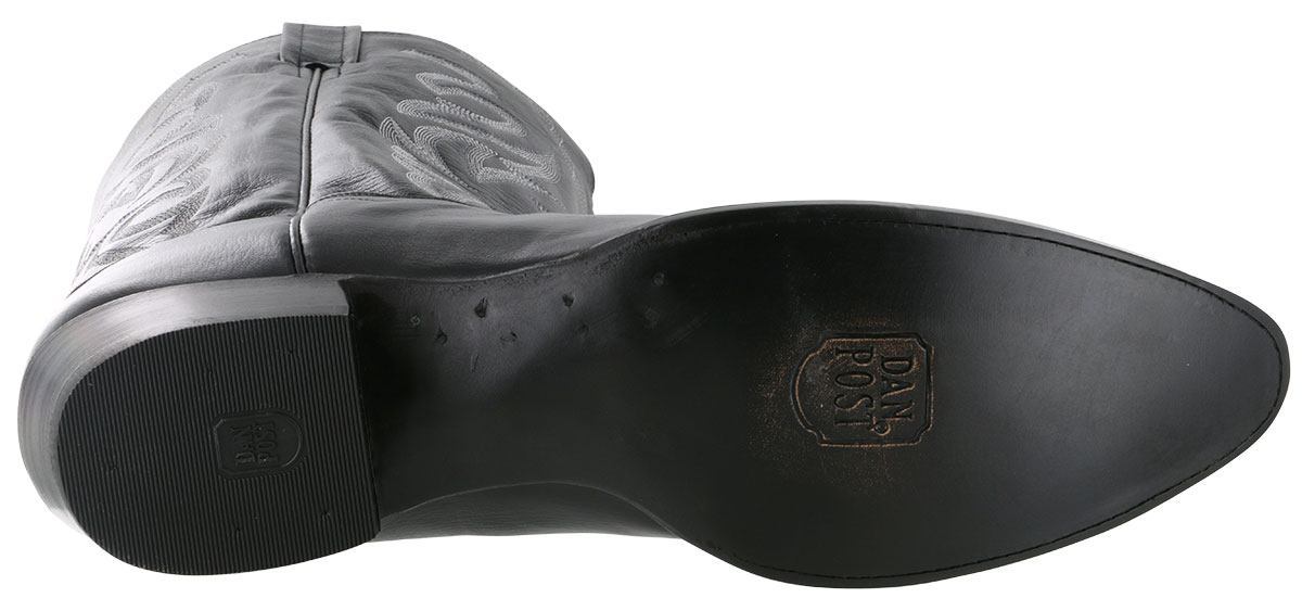Dan Post Milwaukee Soft Toe Western Boot Black - 2BigFeet